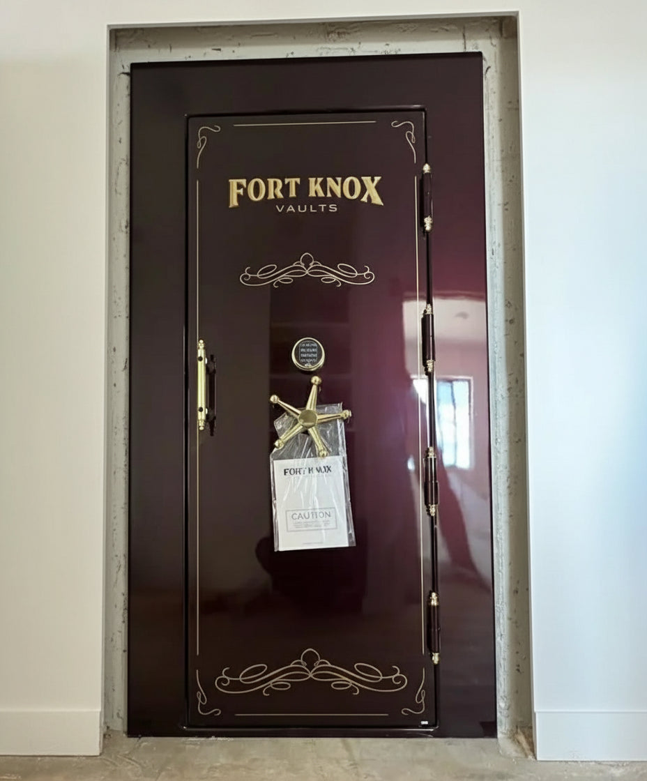 FORT KNOX VDEX8240-BlackCherryGloss-GoldDetail – Security Centers Inc.