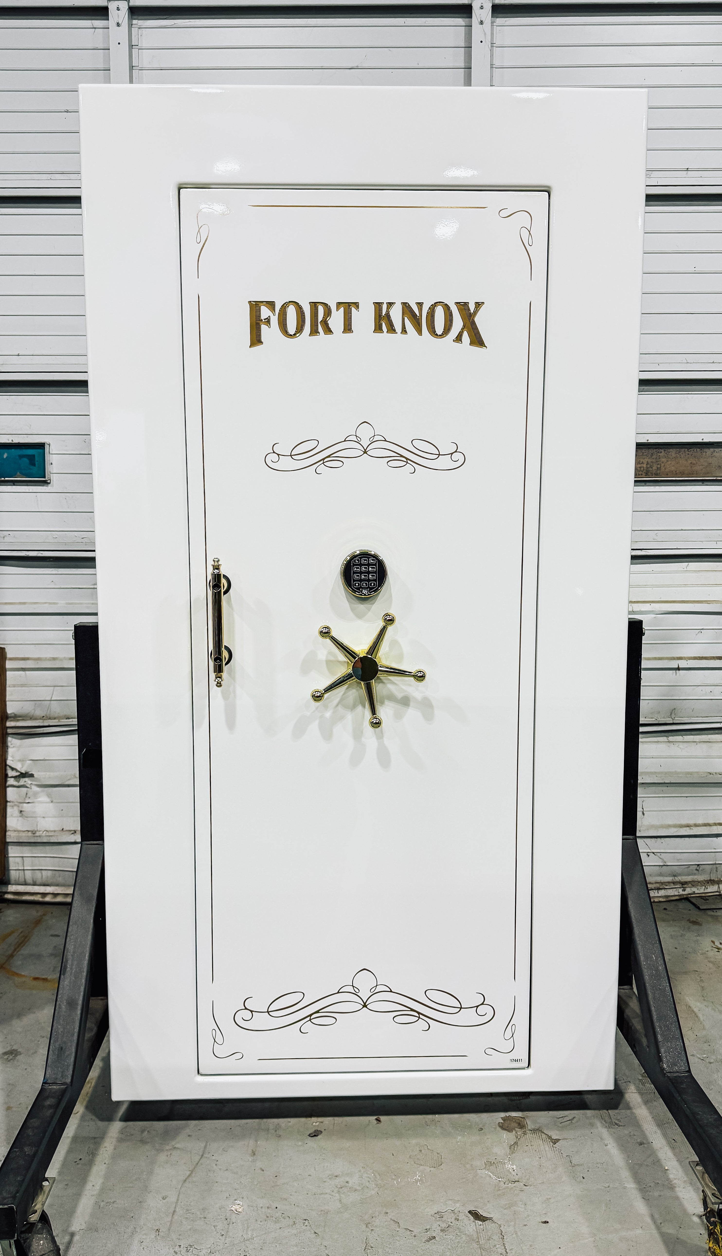 Fort Knox Vault Door VDIS-8240-BRILLIANT WHITE-GOLD DETAIL – Security ...