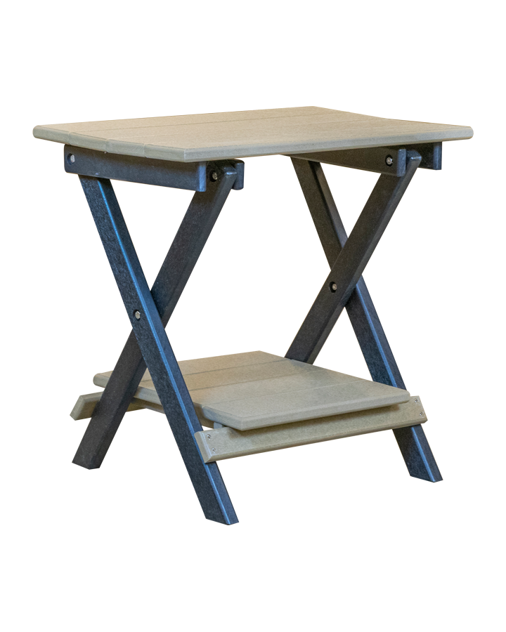 Deluxe Folding End Table W/Shelf – Security Centers Inc.