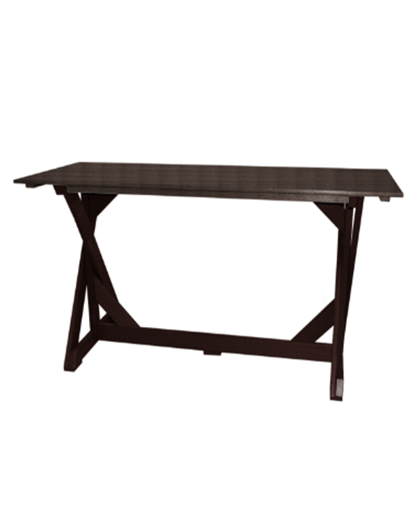 Bar Height 72″X28″ Harvest Table – Security Centers Inc.